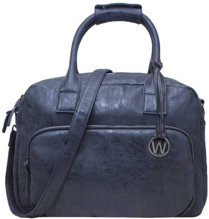 Wimona Alessia 1106 Schoudertas Zwart - Tassenshoponline.nl